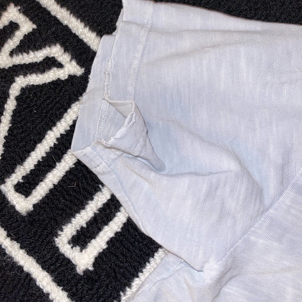 Kith Mens Jfk Light Blue Distressed Cotton Tee T-Shirt - Gem